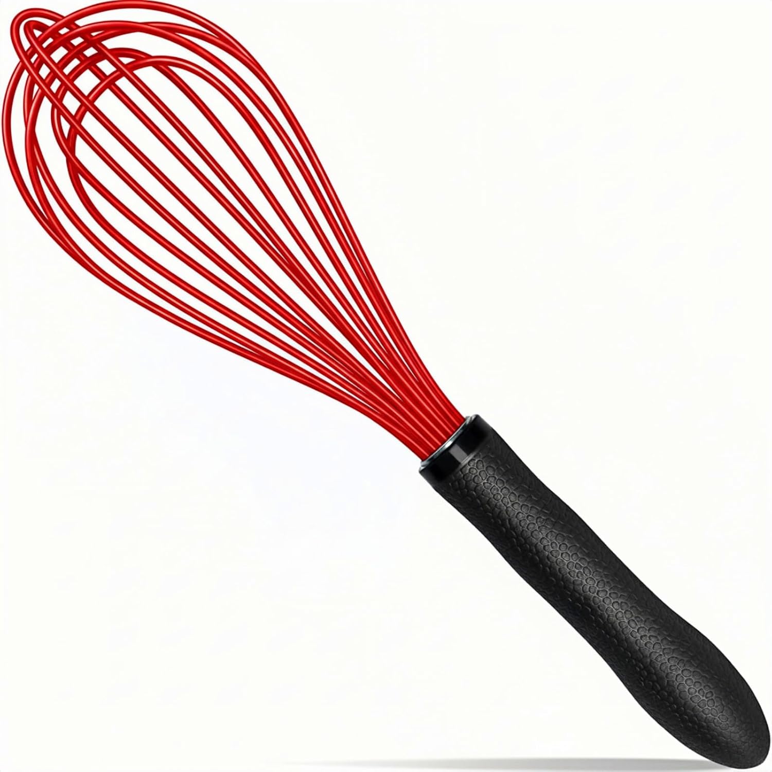 Amazon.com: TEEVEA Silicone Whisk Non Scratch Wisking Tool, Metal Wire ...
