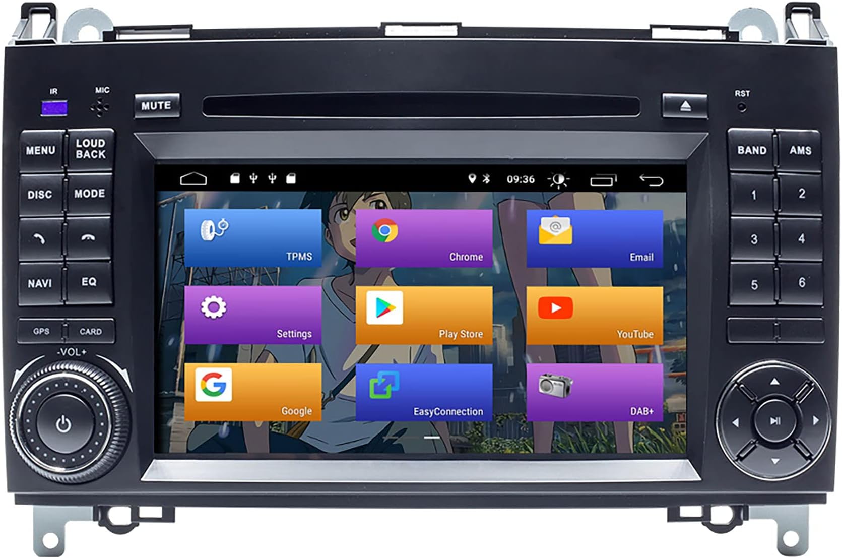 Android Autoradio pour Mercedes Benz W169 W245 B160 B170 B180 B200 W639 ...