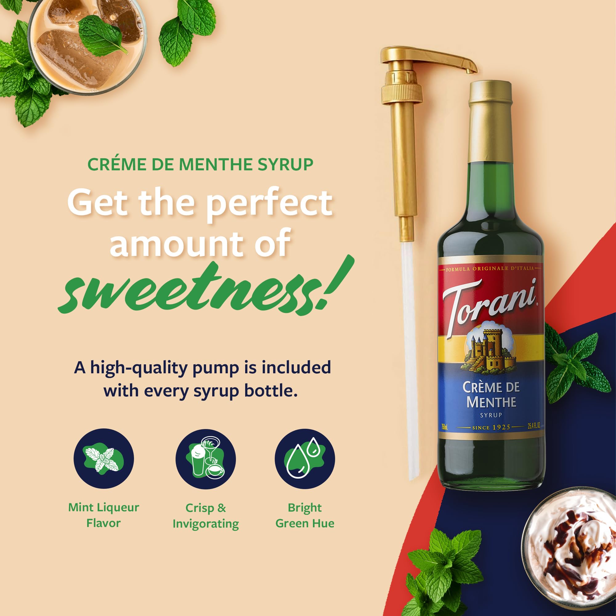 Snapklik.com : Coffee Syrup, Crème De Menthe Flavored Syrup For Drinks ...