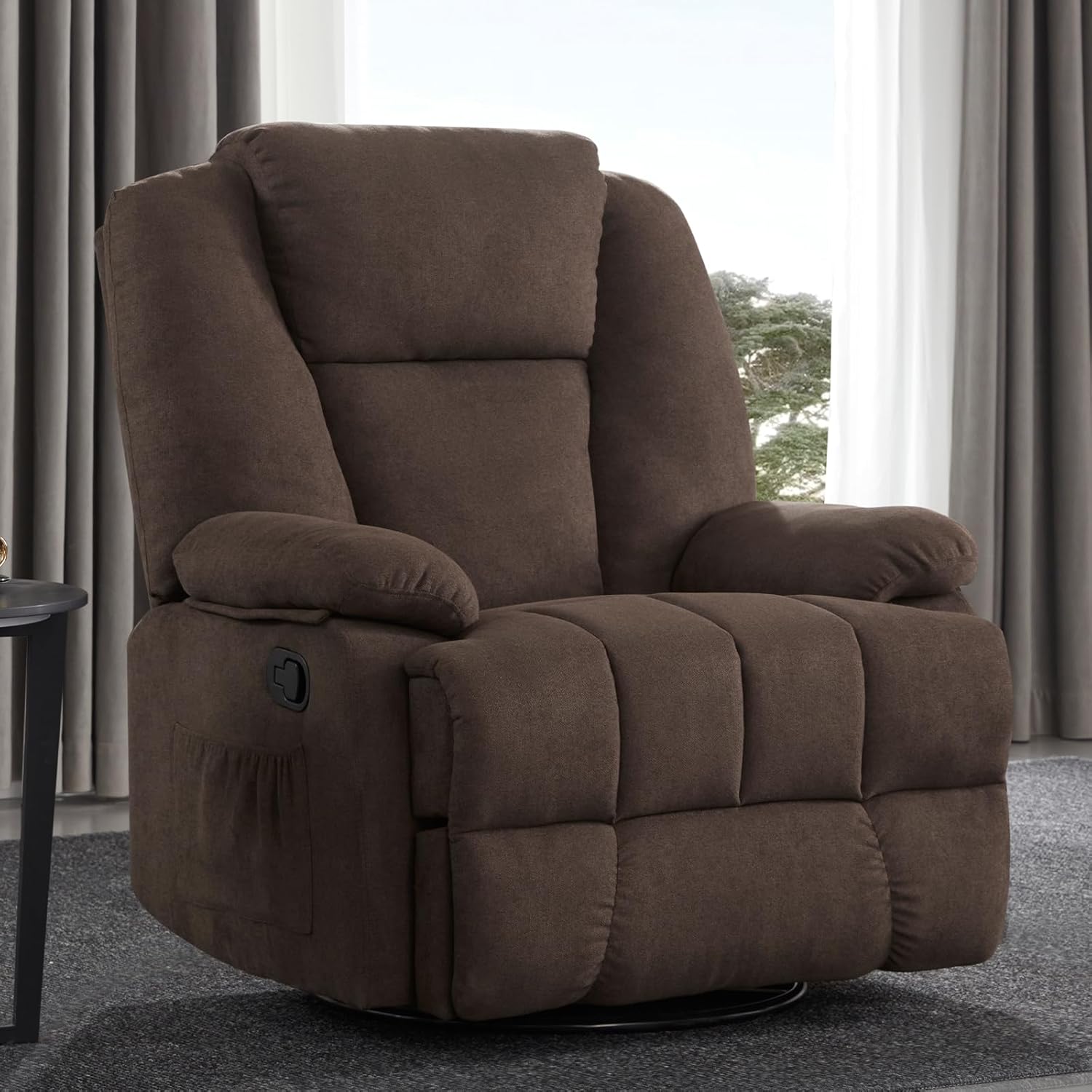 Amazon.com: Dreamsir Rocker Recliner Chair for Adults, Ergonomic Glider ...