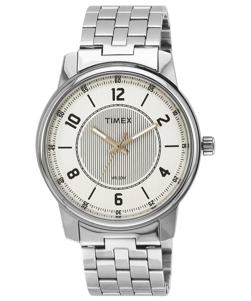 TIMEX Classics Analog Silver Dial Men's Watch - TI000V80300 : Amazon.in ...