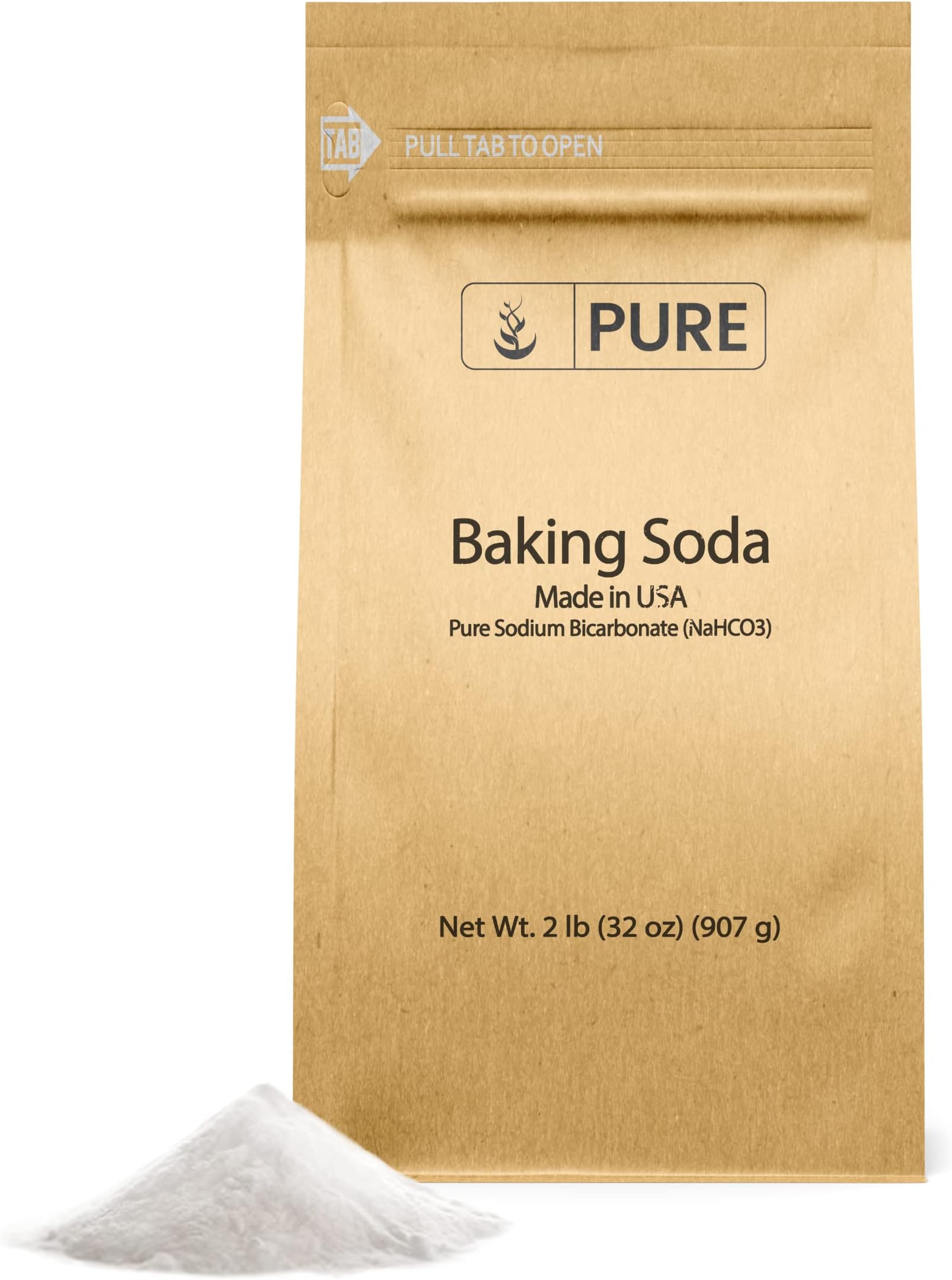 Amazon.com: Pure Original Ingredients Baking Soda (2 lb) Sodium ...