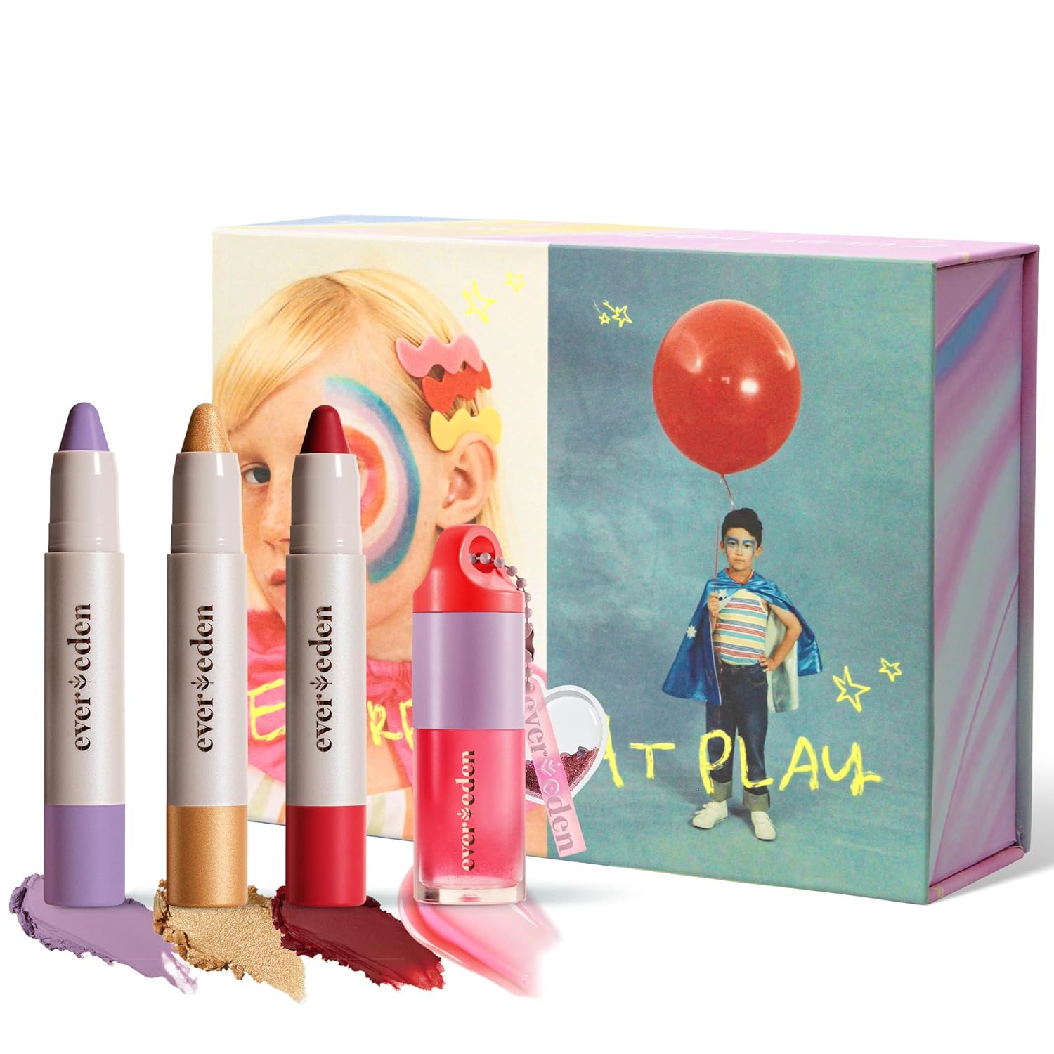 Amazon.com: Evereden Kids Face Color Luxe Gift Set - Clean & Vegan Kids ...