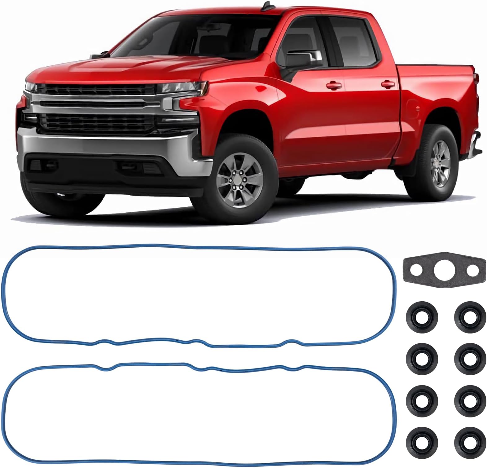 Amazon.com: General Motors GM Genuine Parts 12619787 Valve Cover Gasket ...