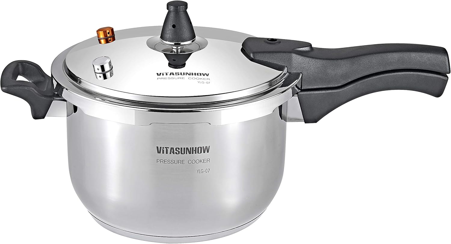 Amazon.com: VITASUNHOW Stainless Steel Pressure Cooker with Steamer ...