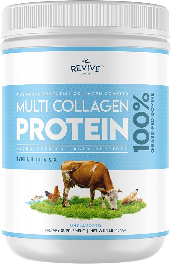 Amazon.com: Revive Naturals Multi Collagen Hydrolyzed Protein Powder ...