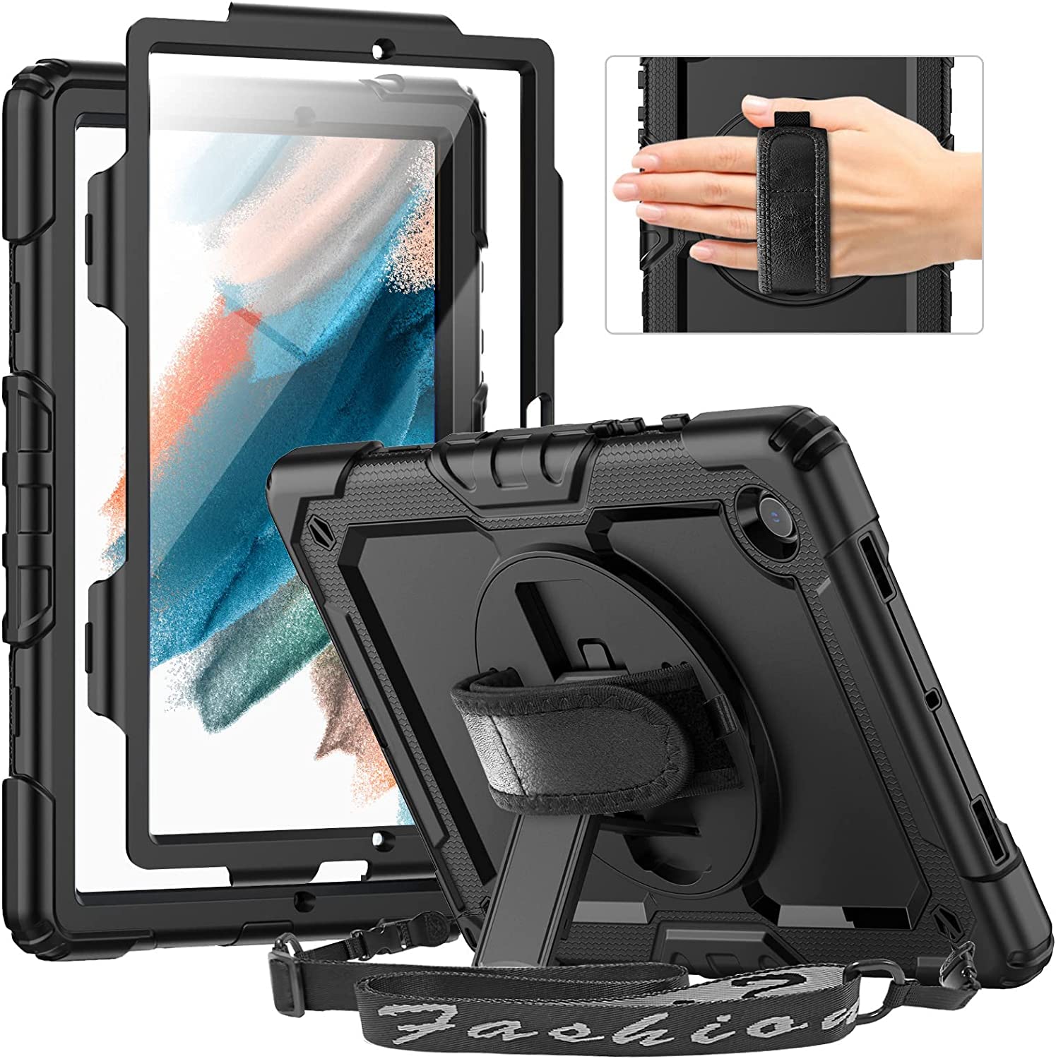 Robustrion Cover for Samsung Galaxy Tab A8 Tablet Cover, Armor [Full ...