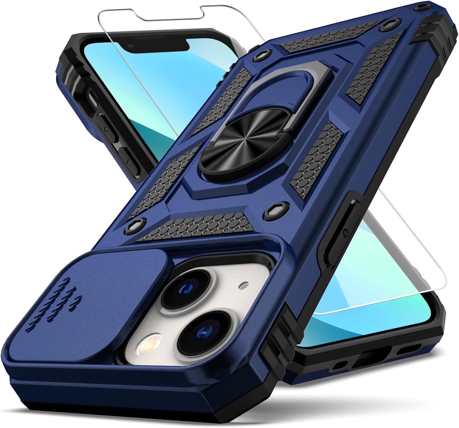 Amazon.com: YZOK for iPhone 12 Mini Case,with Slide Camera Cover HD ...