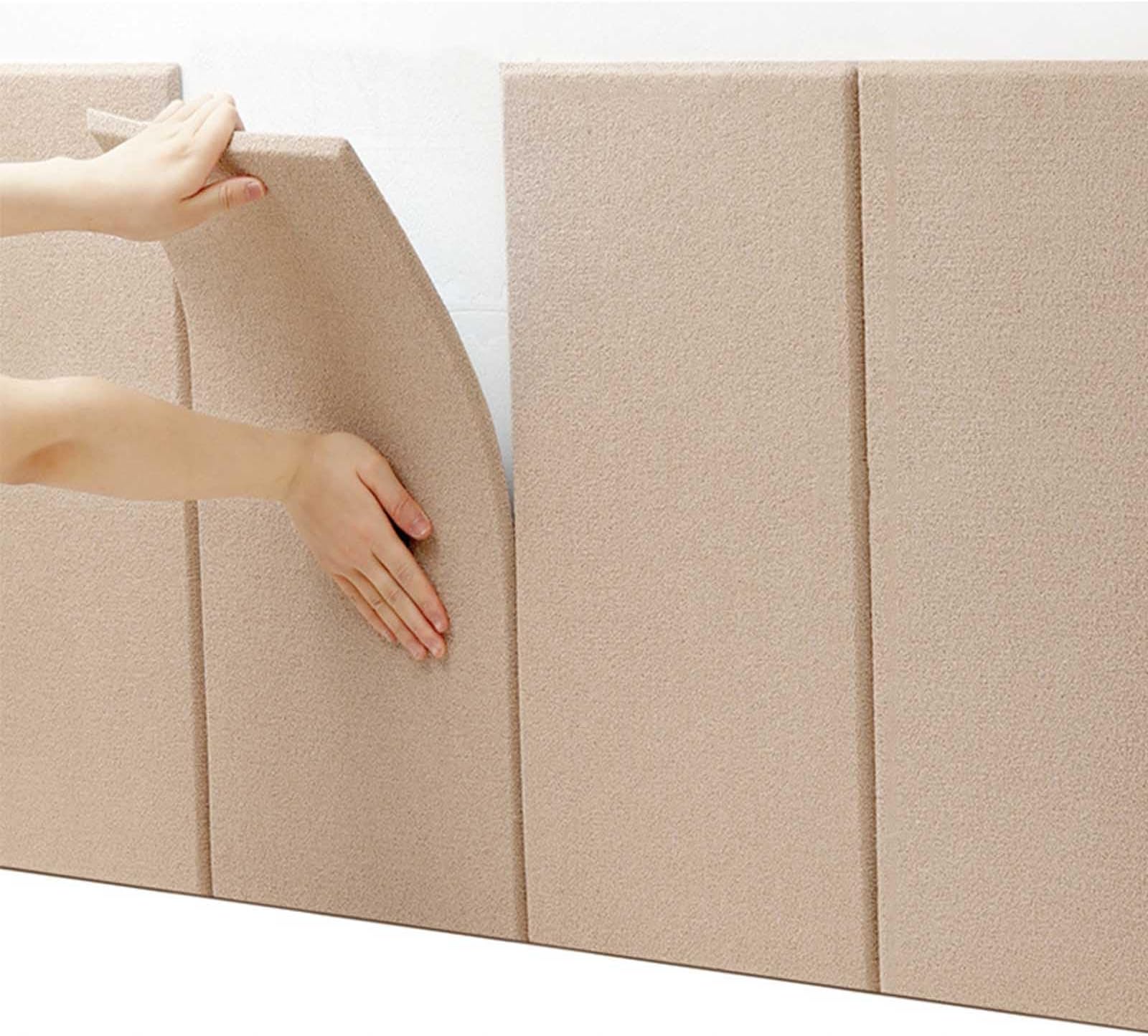 HLTQL Padded Wall Panels For Bedroom, Stick On Headboard Panels, Anti ...