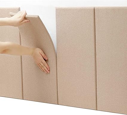 HLTQL Padded Wall Panels For Bedroom, Stick On Headboard Panels, Anti ...
