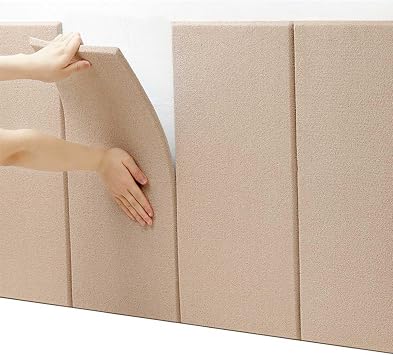 HLTQL Padded Wall Panels For Bedroom, Stick On Headboard Panels, Anti ...
