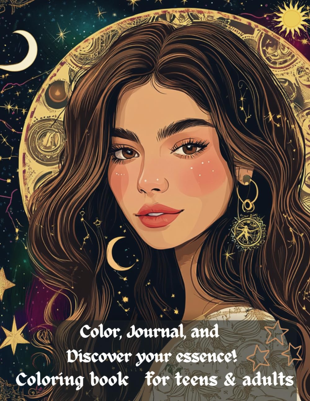 Color, Journal, and Descover Your Essence!: Coloring book for teens and ...