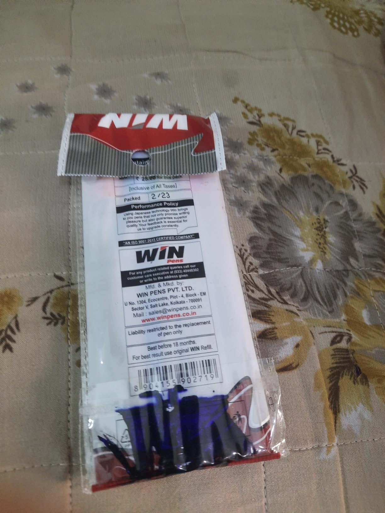 WIN Tick Ball Pens | 40 Blue Ink Pens | 0.7 mm Tip for Smooth Flow of ...