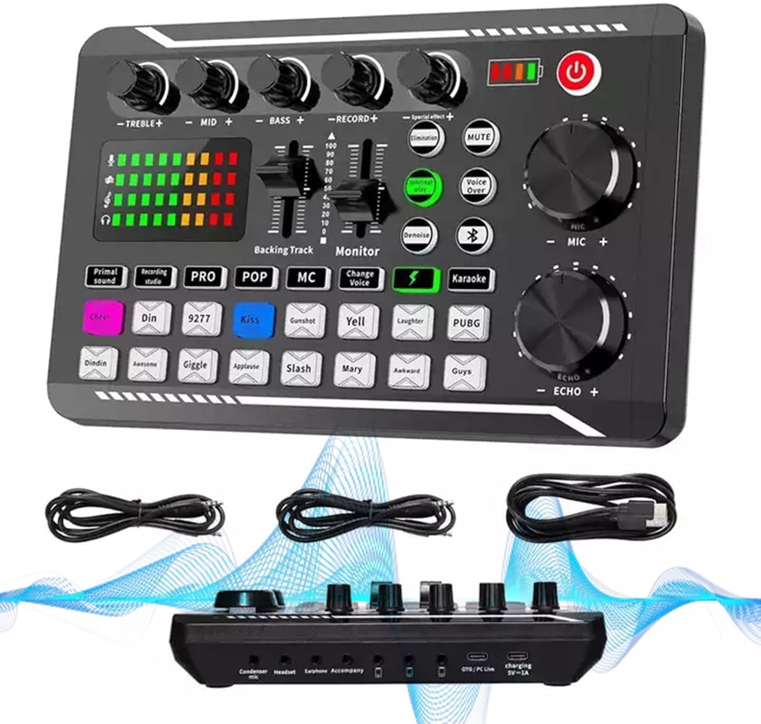 Professional Audio Mixer,Live Sound Card and Audio Interface with DJ ...