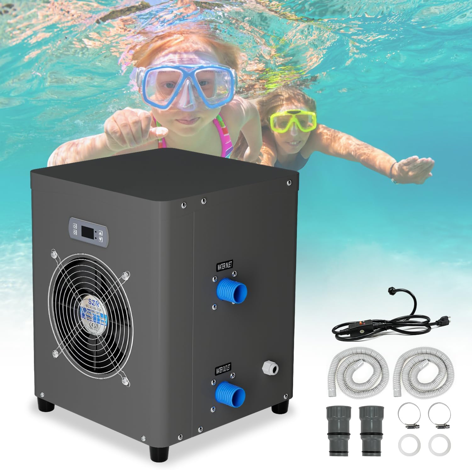 Immersion Water Heater XtremepowerUS Pool Heat Pump For Above Ground ...