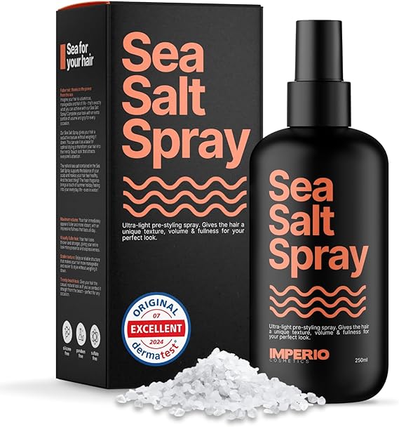 IMPERIO Sea Salt Spray - 250ml Premium Salt Spray for More Volume ...
