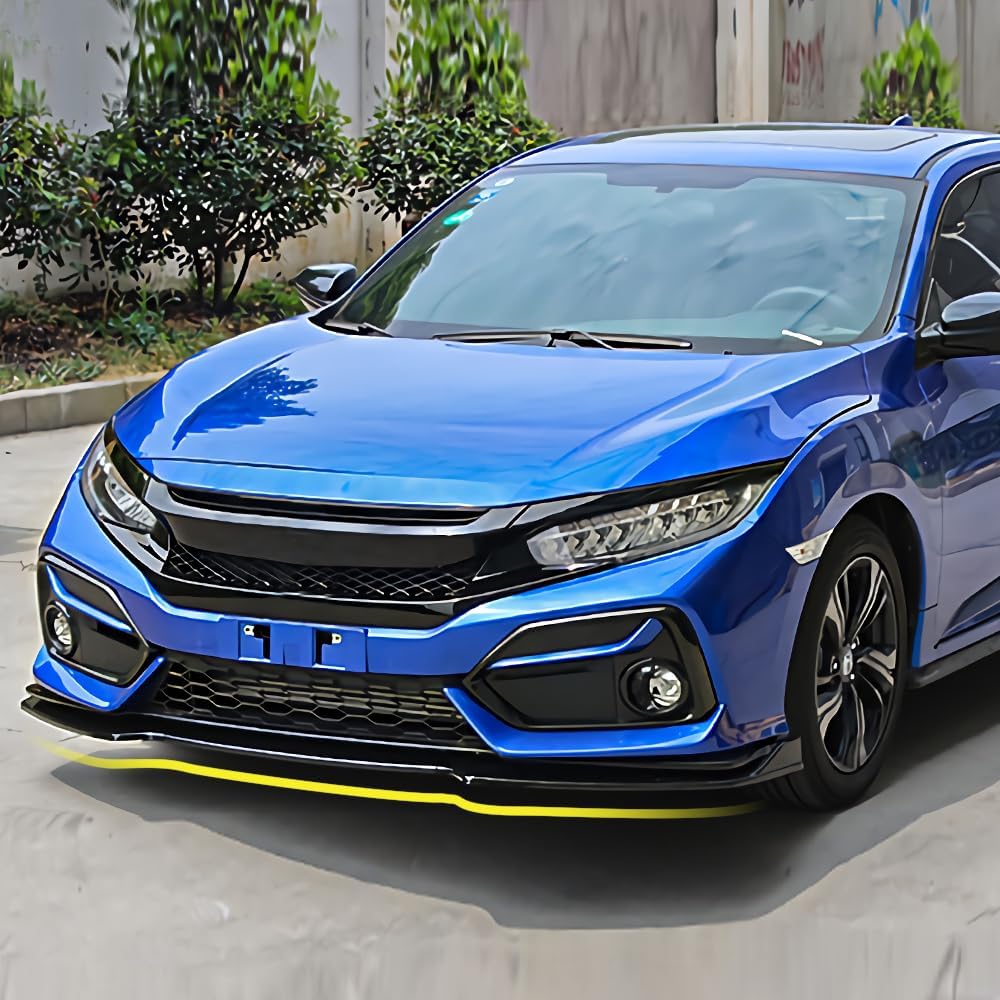 Front Spoiler Compatible with Honda Civic 10th 2016-2022 ...
