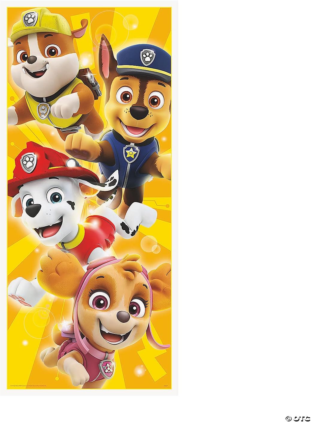 Amazon.com: Fun Express Yellow Paw Patrol™ Door Cover - 27' x 60' | 1 ...