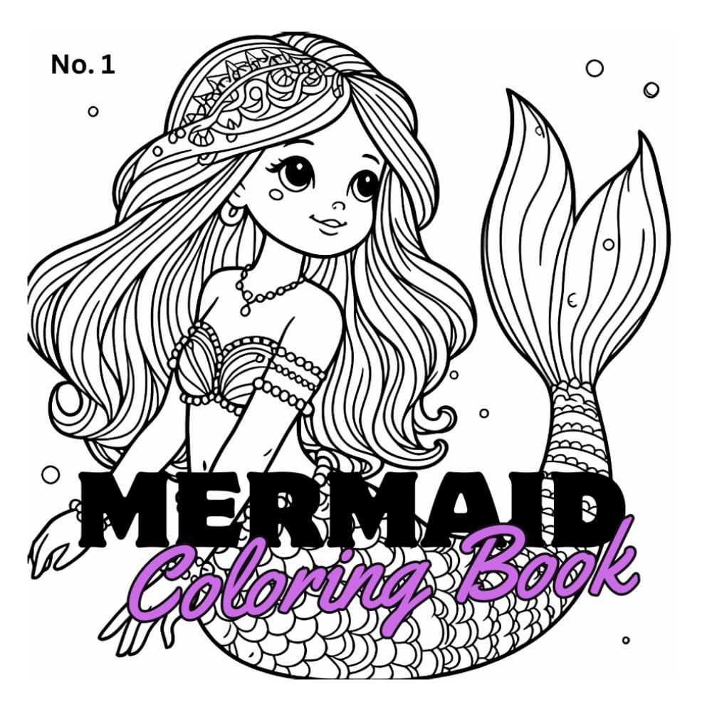 Mermaid Coloring Book: Salish Mermaid No. 1 - San Juan Islands, WA ...