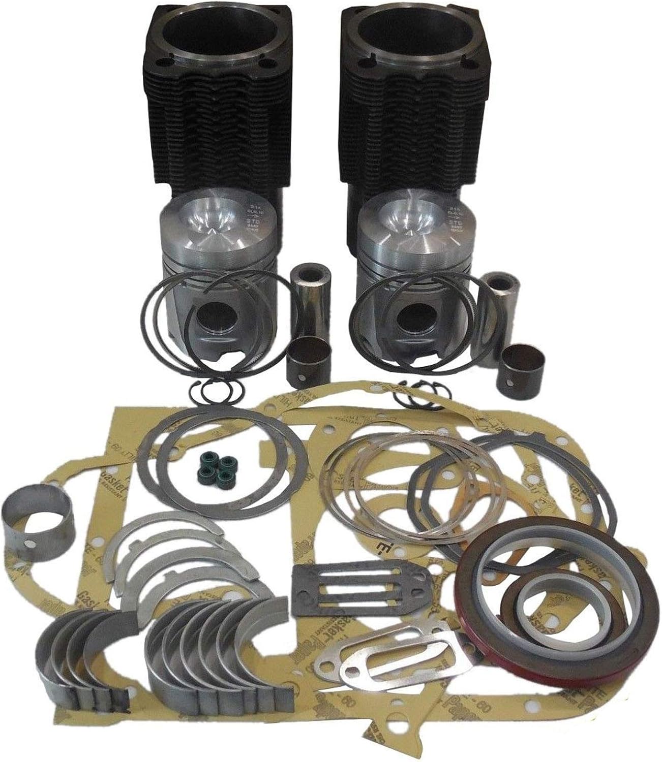 Holdwell Overhaul Kit STD Rebuild Kit 2 Cylinder for Deutz F2L912 ...