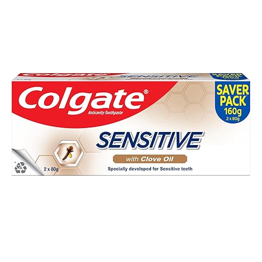 Buy Colgate Sensitive Toothpaste, Everyday Protection, Combo Pack of 2 ...