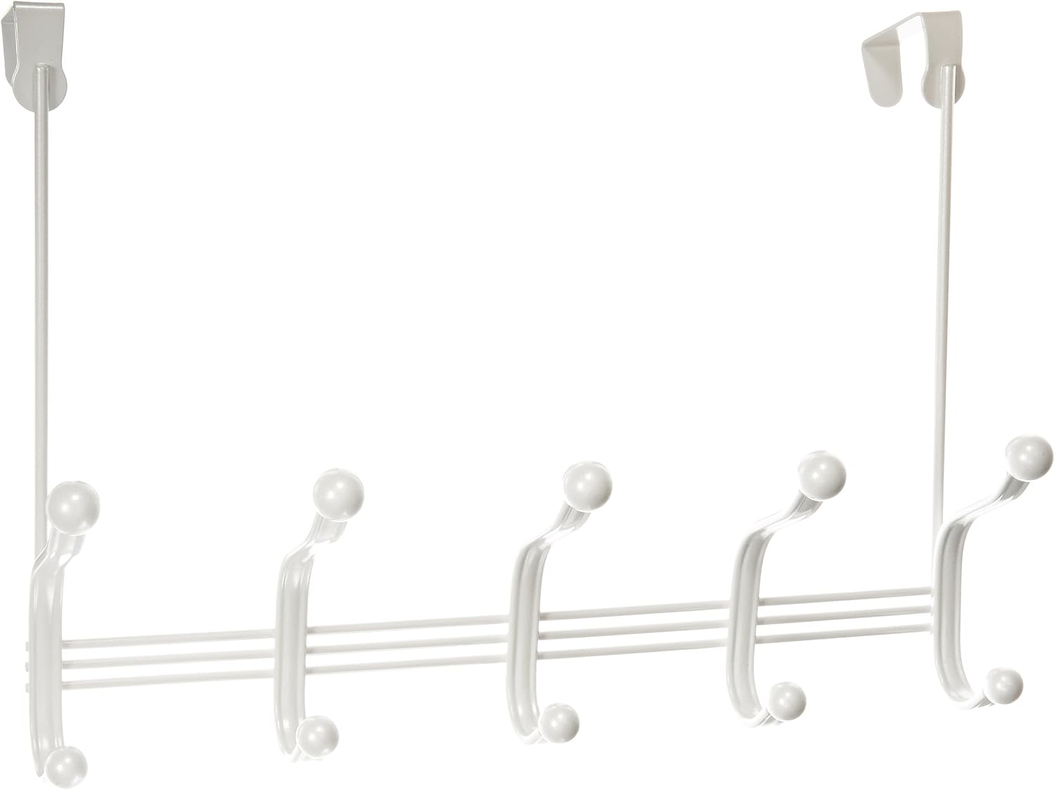 Amazon.com: InterDesign York Lyra Over Door Storage Rack – Organizer ...