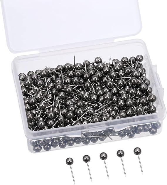 Amazon.com: EYBDYB 200 Pack Push Pins for Cork Board, Bulletin Board ...