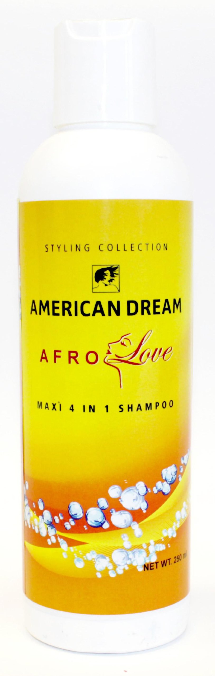American Dream Afro Love Maxi 4-in-1 Shampoo 250ml Pack of 2 : Amazon ...