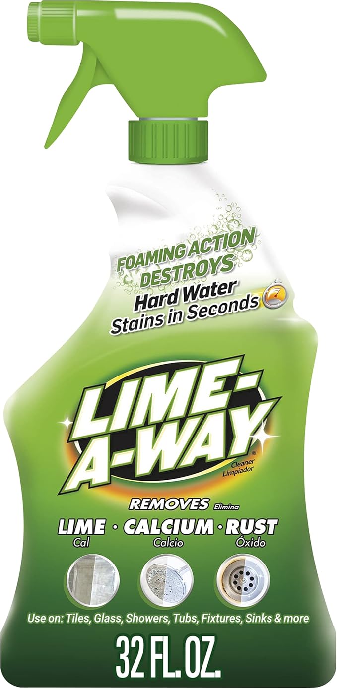 Amazon.com: Lime-A-Way Bathroom Cleaner, 32 fl oz Bottle, Removes Lime ...