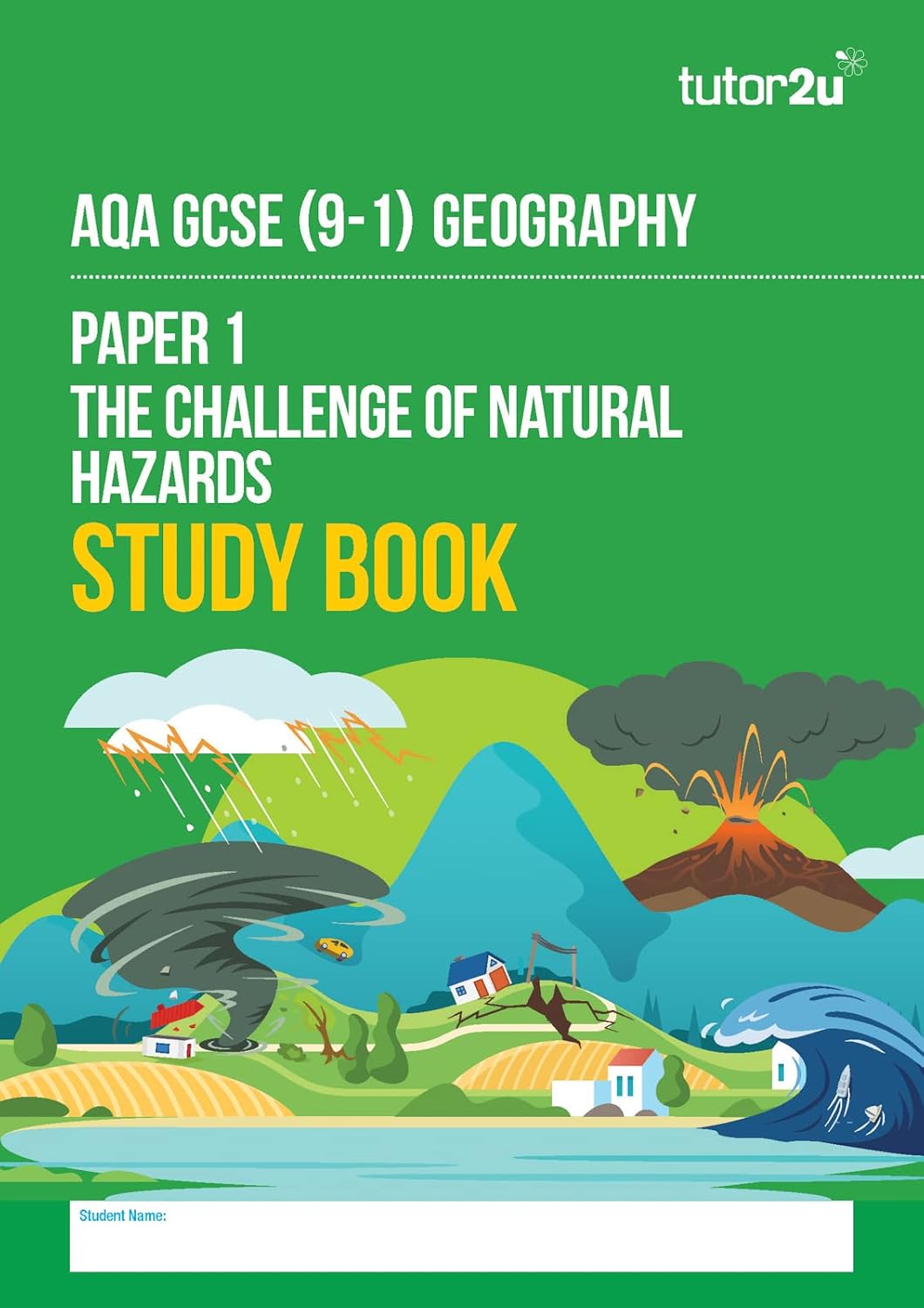 AQA GCSE Geography Paper 1 The Challenge of Natural Hazards Study Book ...