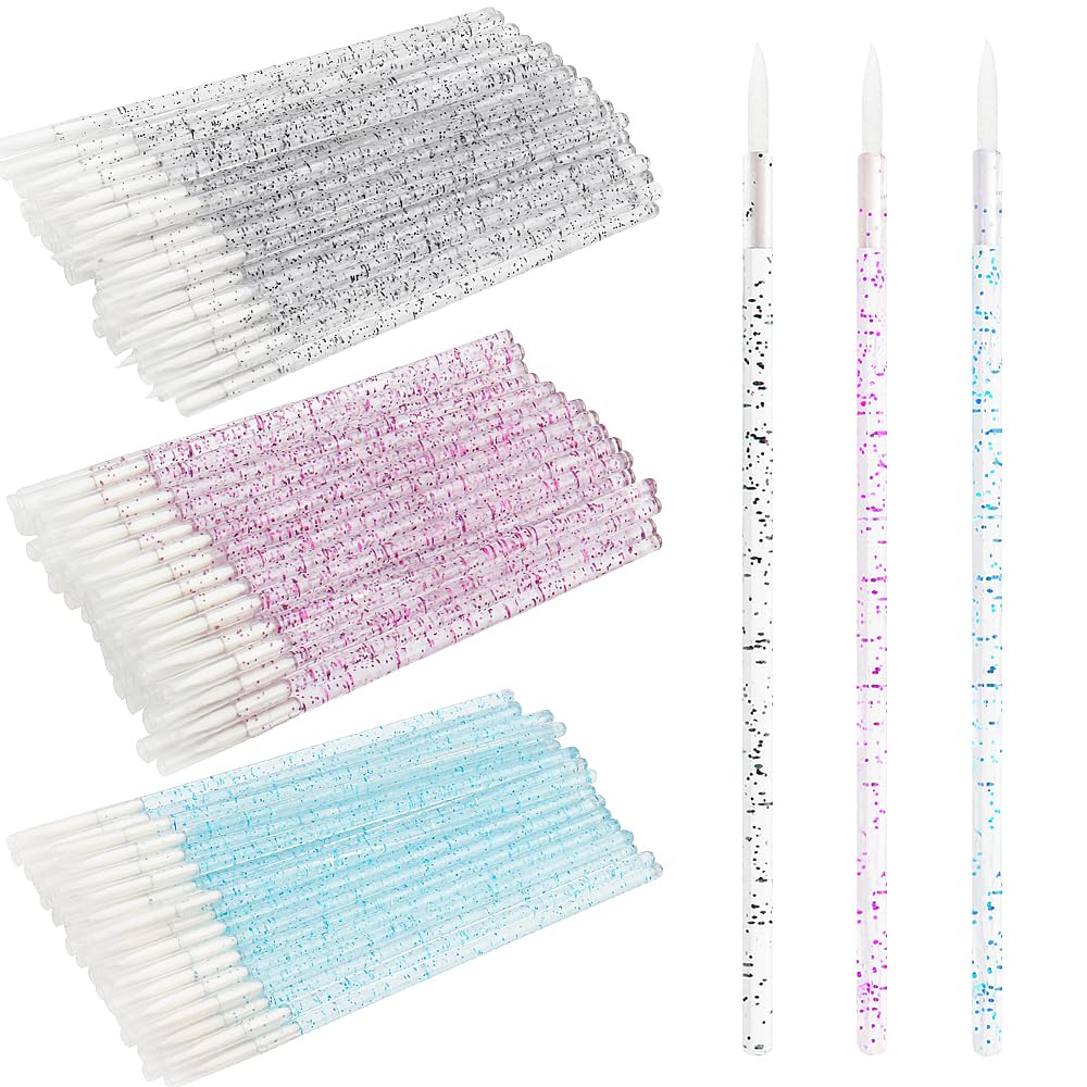 Amazon.com: Disposable Eyeliner Brush Applicator Cosmetic Eye Wand ...