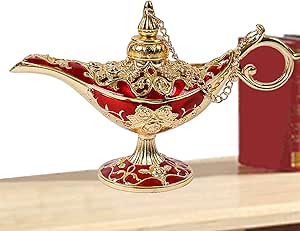 Aladdin Oil Lamp - Vintage Legend Oil Lamps Tabletop Decor Art Craft ...