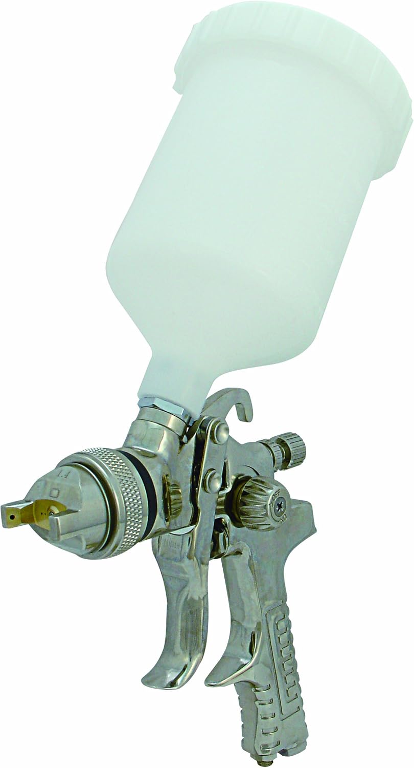 Astro GF14S Gravity Feed Spray Gun with 1.4mm Nozzle - Auto Body Spray ...