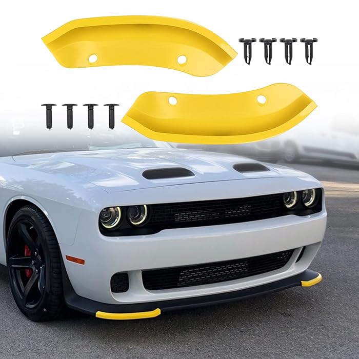 Buy JDMON Front Bumper Lip Splitter Protector Compatible with Dodge ...