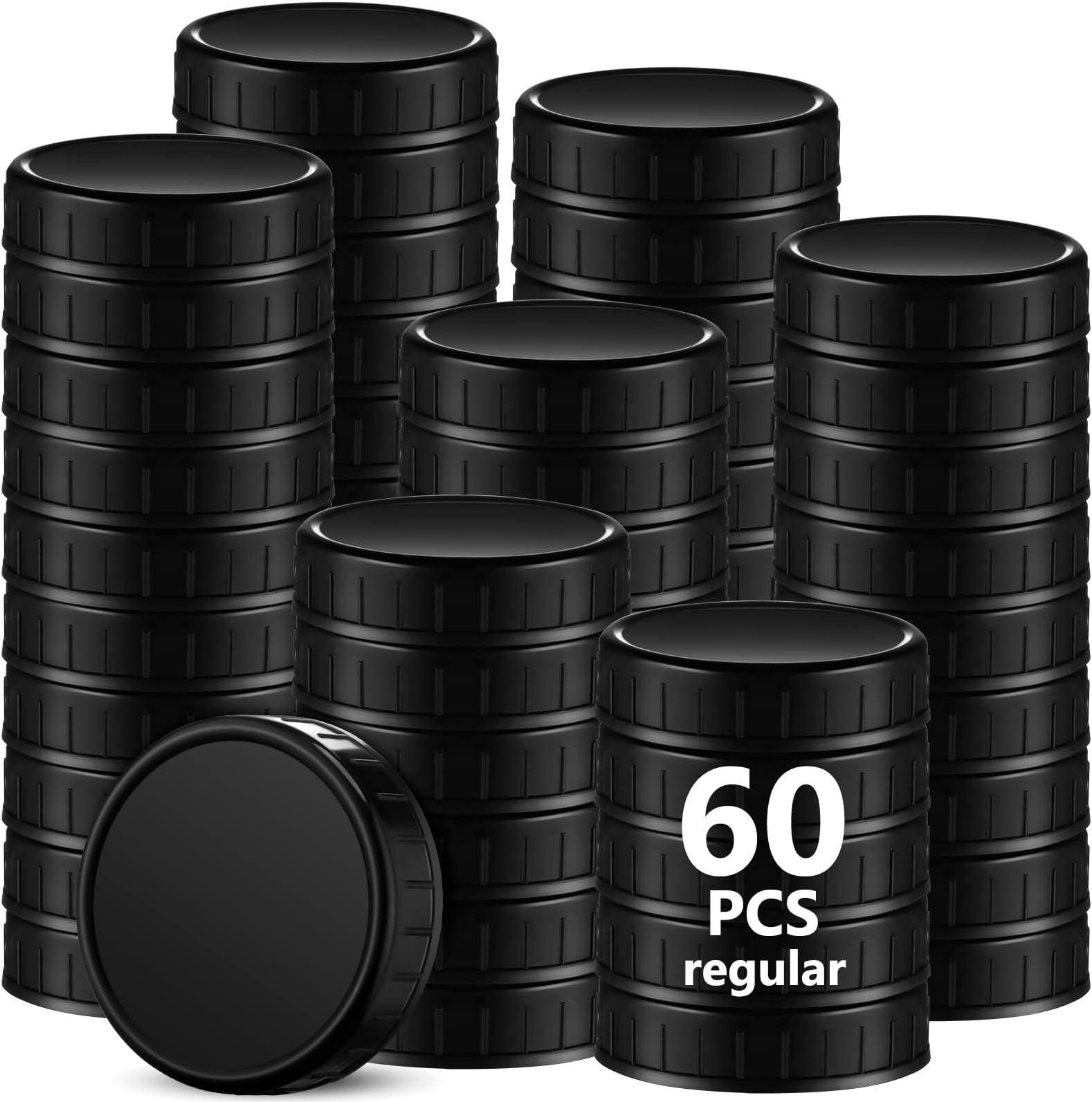 Amazon.com: 70-400 Gloss Black Metal Continuous Thread Lid with F217 ...