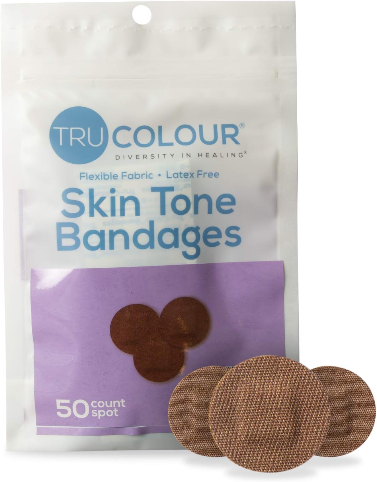 Amazon.com: Tru Colour - Spot Bandages, Flexible Fabric Adhesive ...