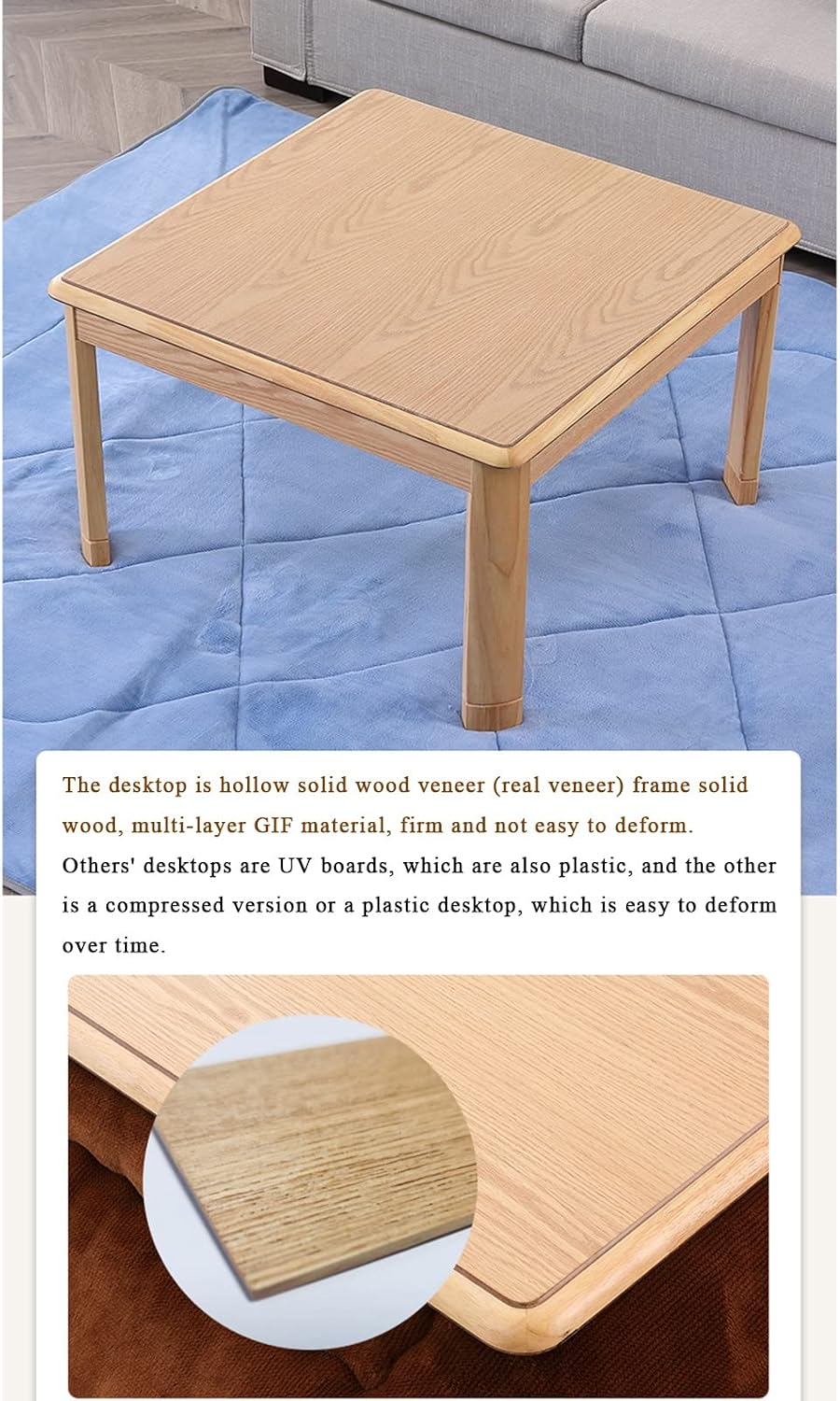 Buy Kotatsu Heating Table kotatsu Table Winter Tatami Coffee Table Bay ...