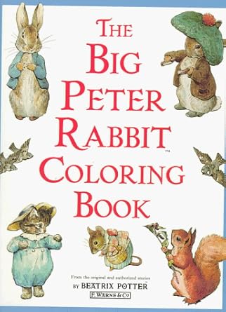 The Big Peter Rabbit Coloring Book: Potter, Beatrix: 9780723242635 ...