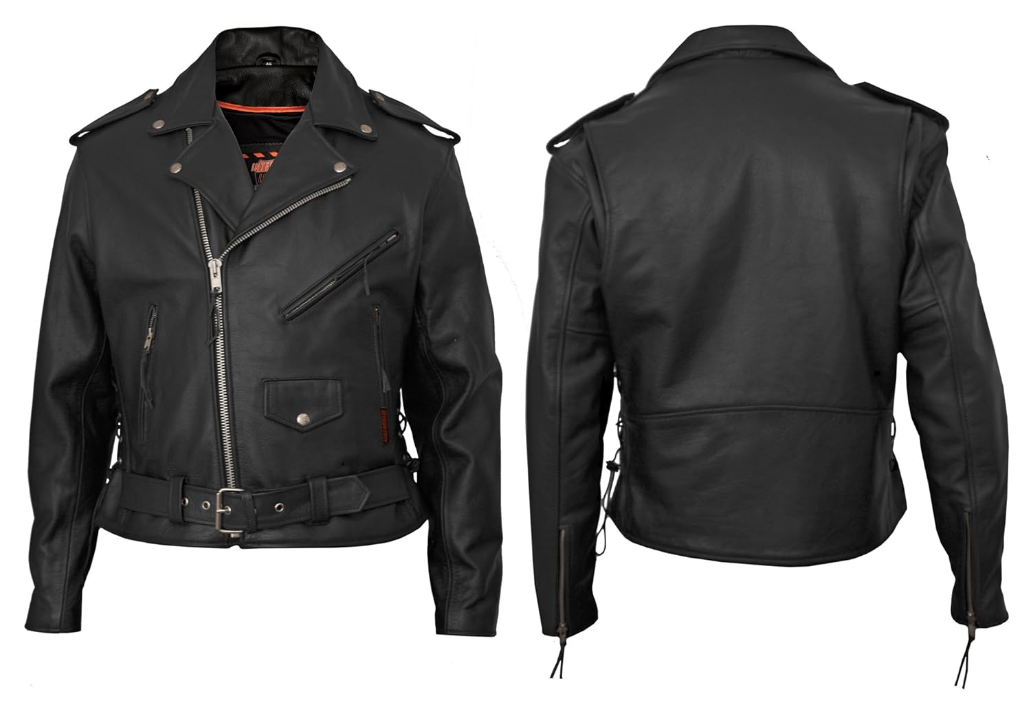 Interstate Leather Tall Men's Classic Riding Jacket (Size 50) : Amazon ...