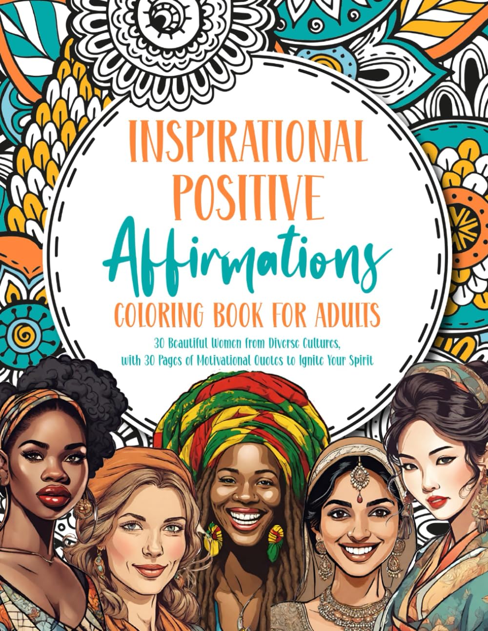 Amazon.com: Inspirational Positive Affirmations Coloring Book for ...