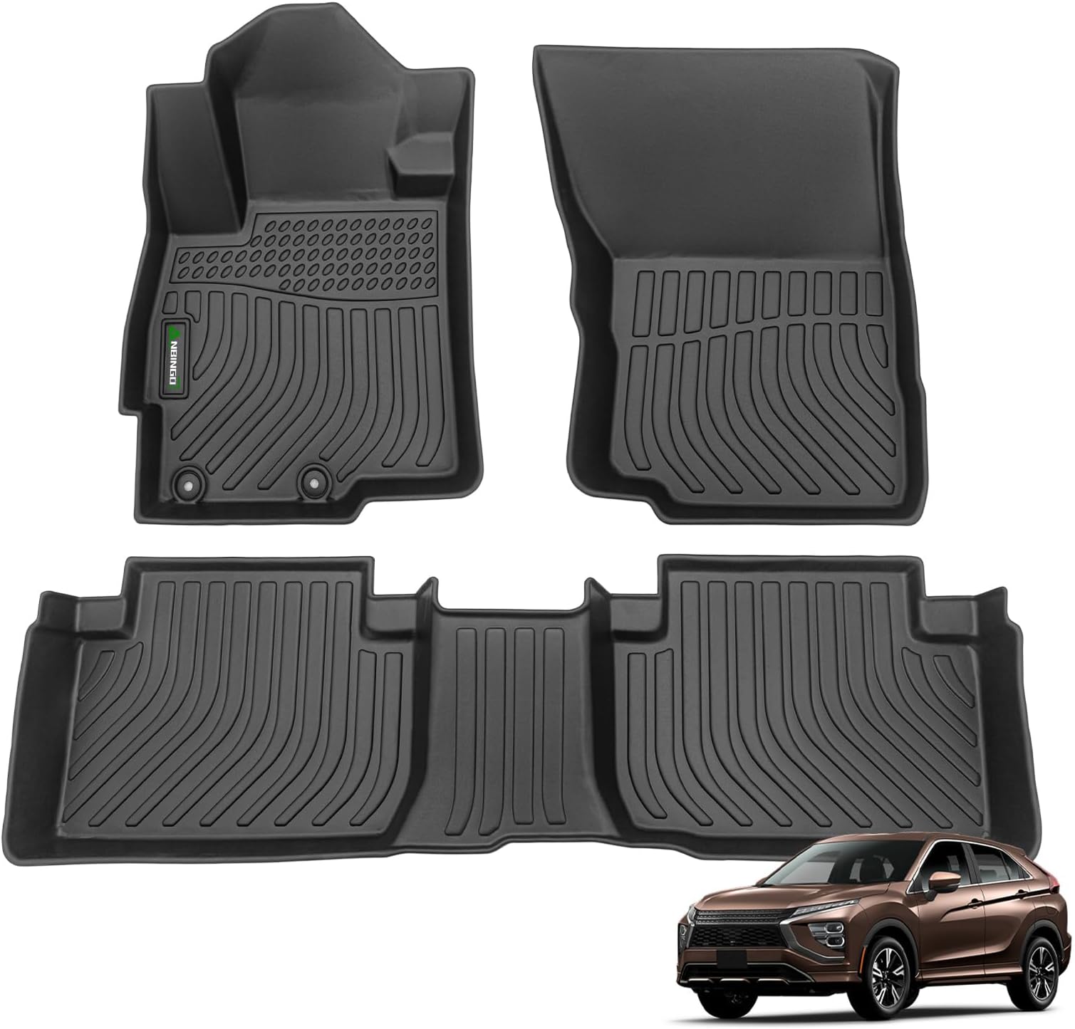Amazon.com: OMAC Floor Mats for Mitsubishi Eclipse Cross 2018-2024 Car ...