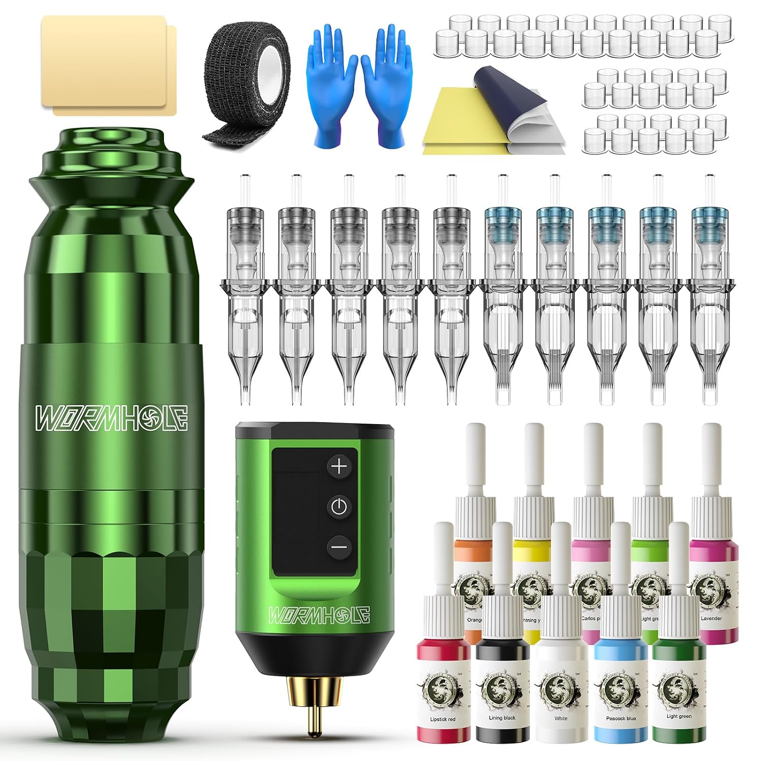 Amazon.com: Wireless Tattoo Kit Wireless Tattoo Gun Kit Professional ...