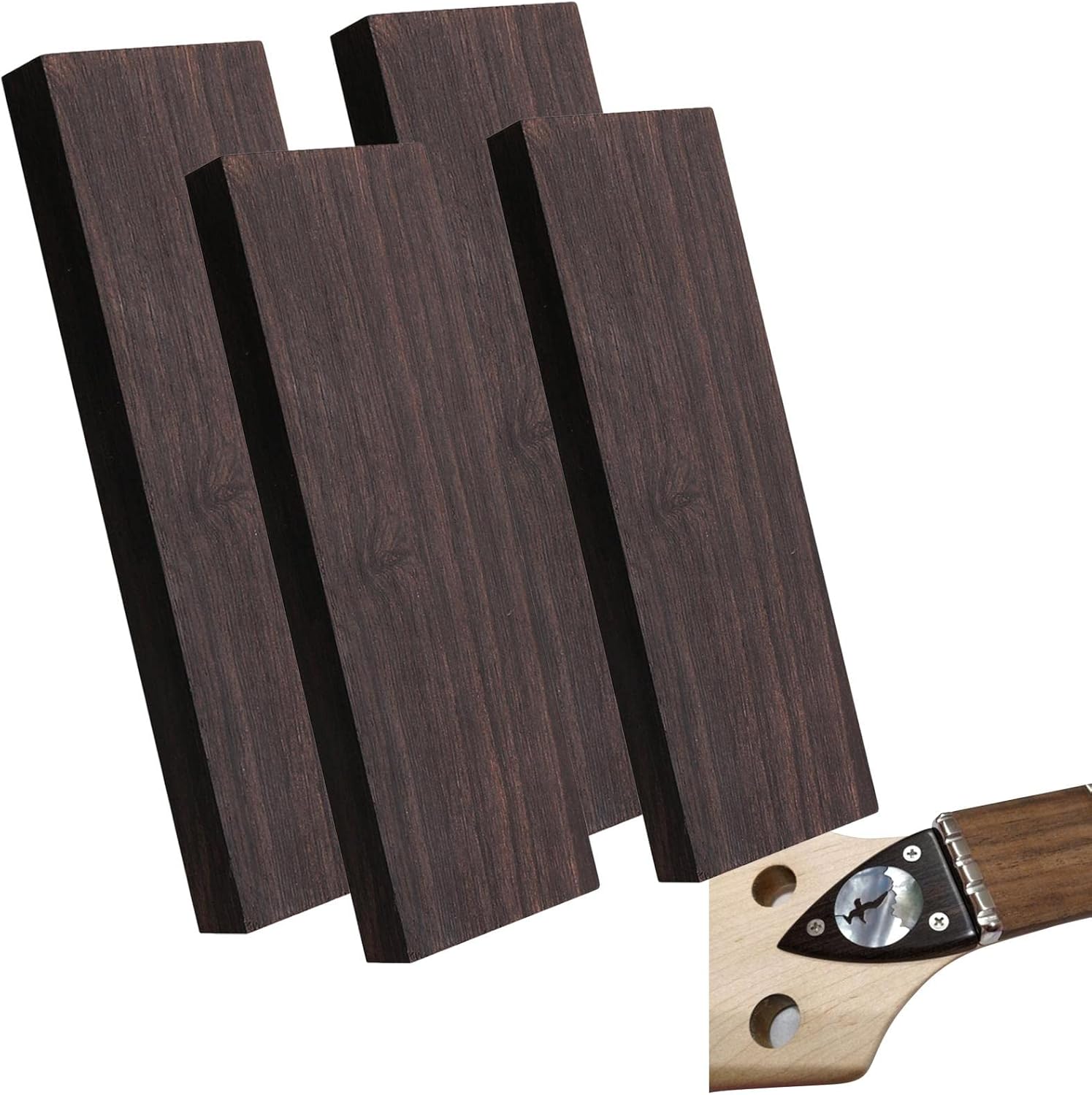 Joberio Ebenholz Bauholz, Schwarzes Ebenholz Holz Rohling für ...