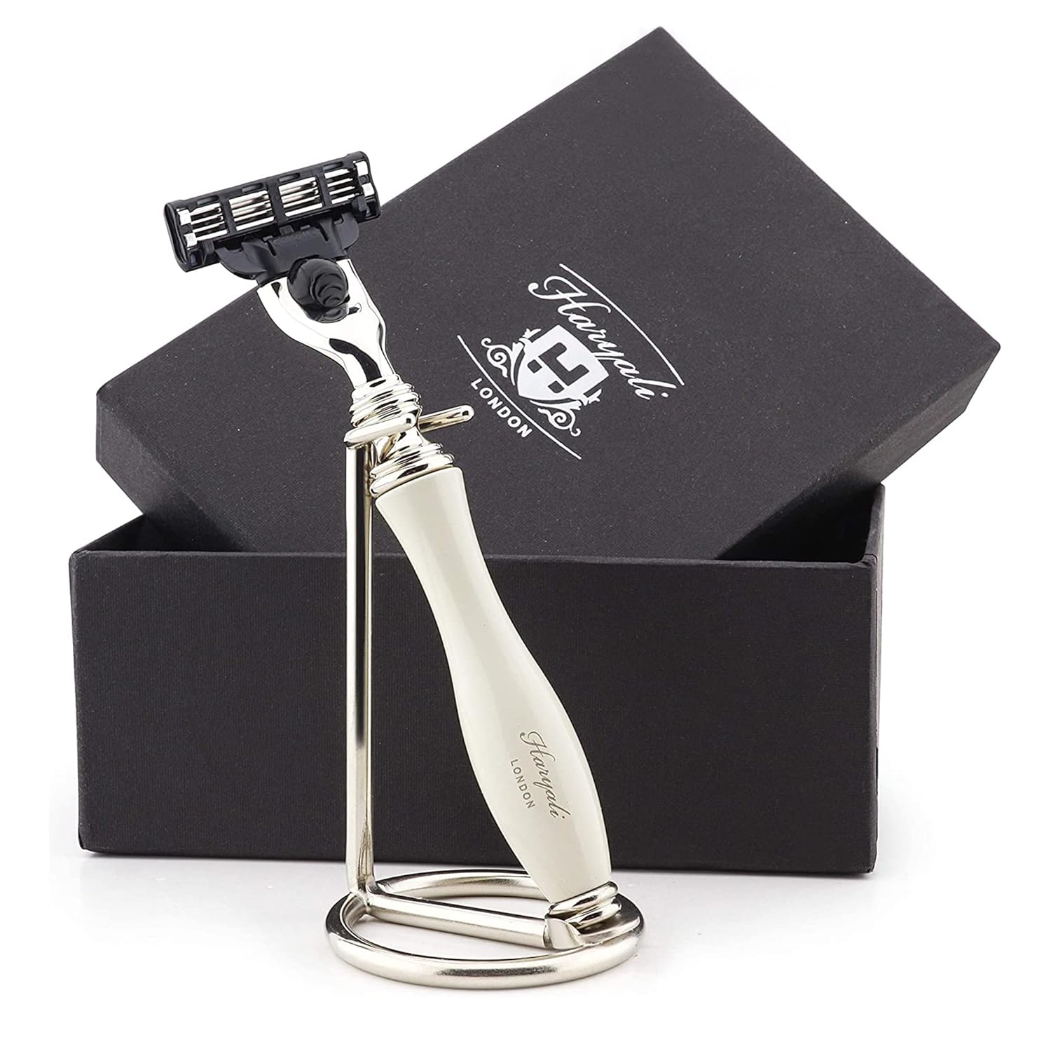 Amazon.com: Haryali London 3 Edge Shaving Razor With Stainless Steel ...