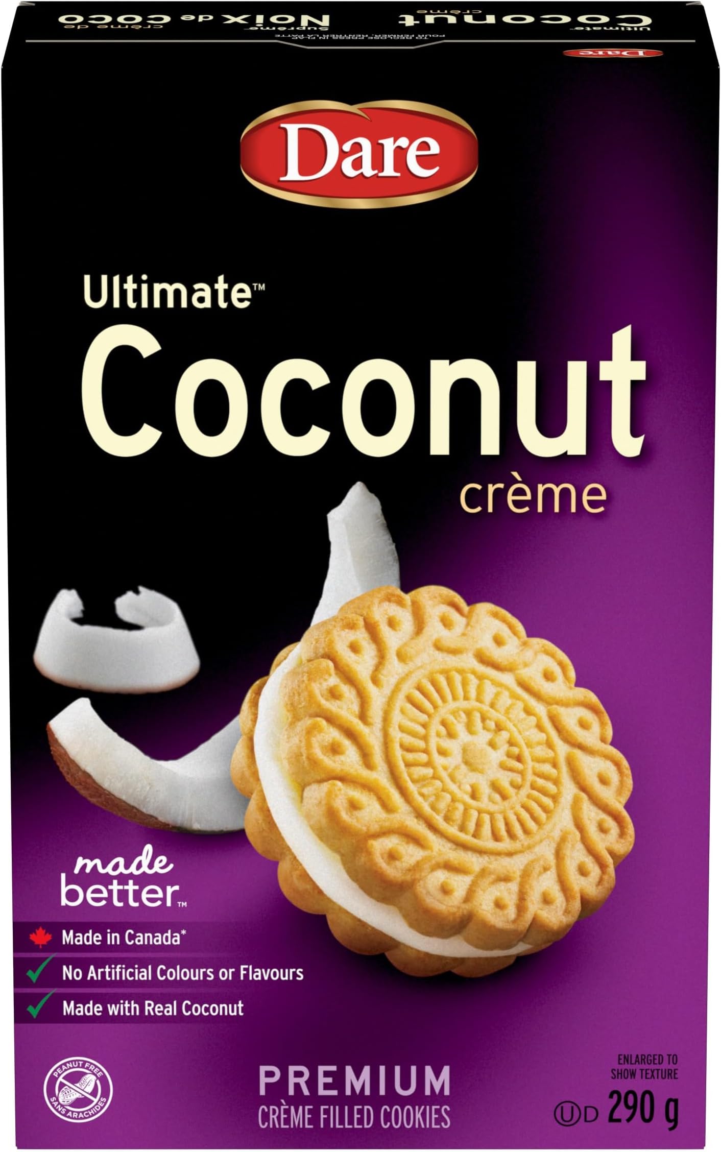 Amazon.com: Dare Foods Maple Leaf Creme Cookies 3 /10.6 Ounce Boxes