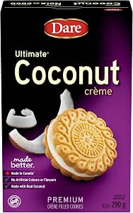 Dare Ultimate Coconut Crème Sandwich Cookies with Real Coconut