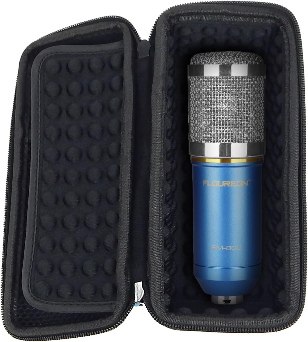 MICSAFE Condenser Microphone Case Fits Floureon BM-800, Audio-Technica ...
