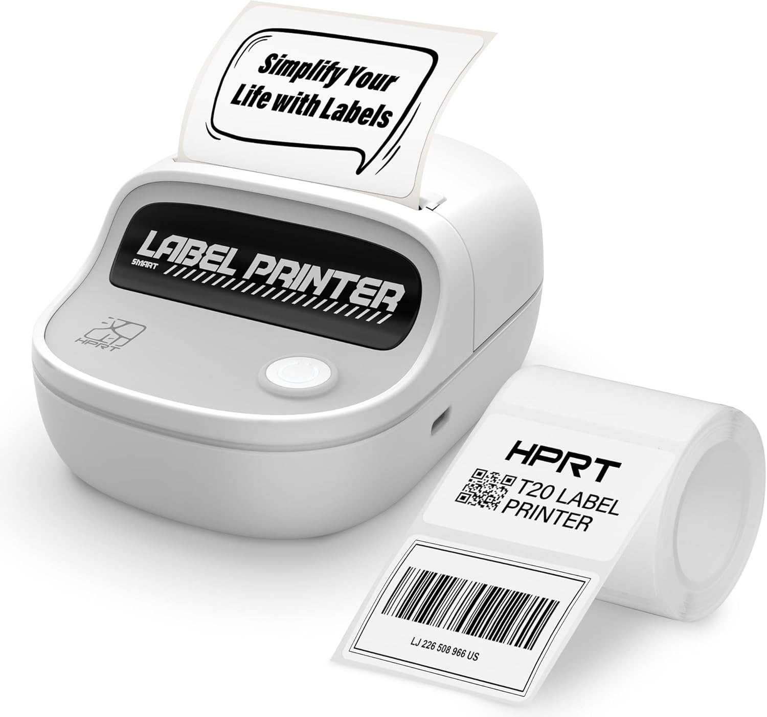 Amazon.com : HPRT T20 Label Printer, 2 Inch Portable Inkless Bluetooth ...