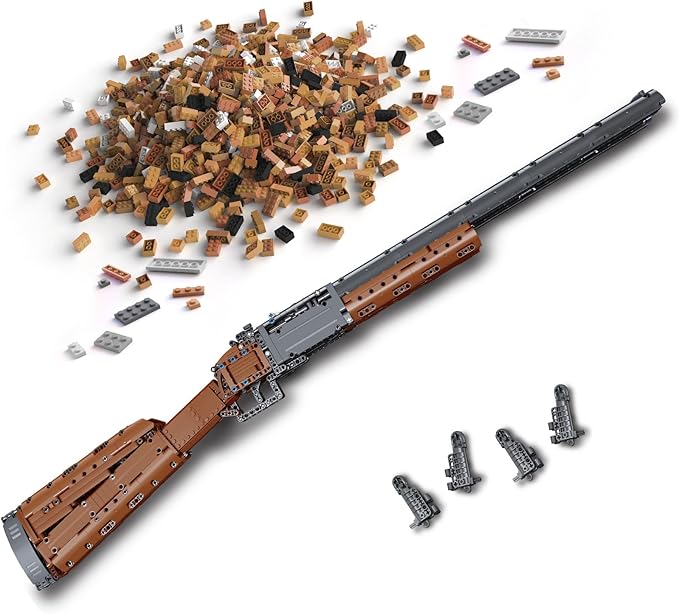 Amazon.com: Building Blocks Gun Sets Model-1015 Pieces Technical ...