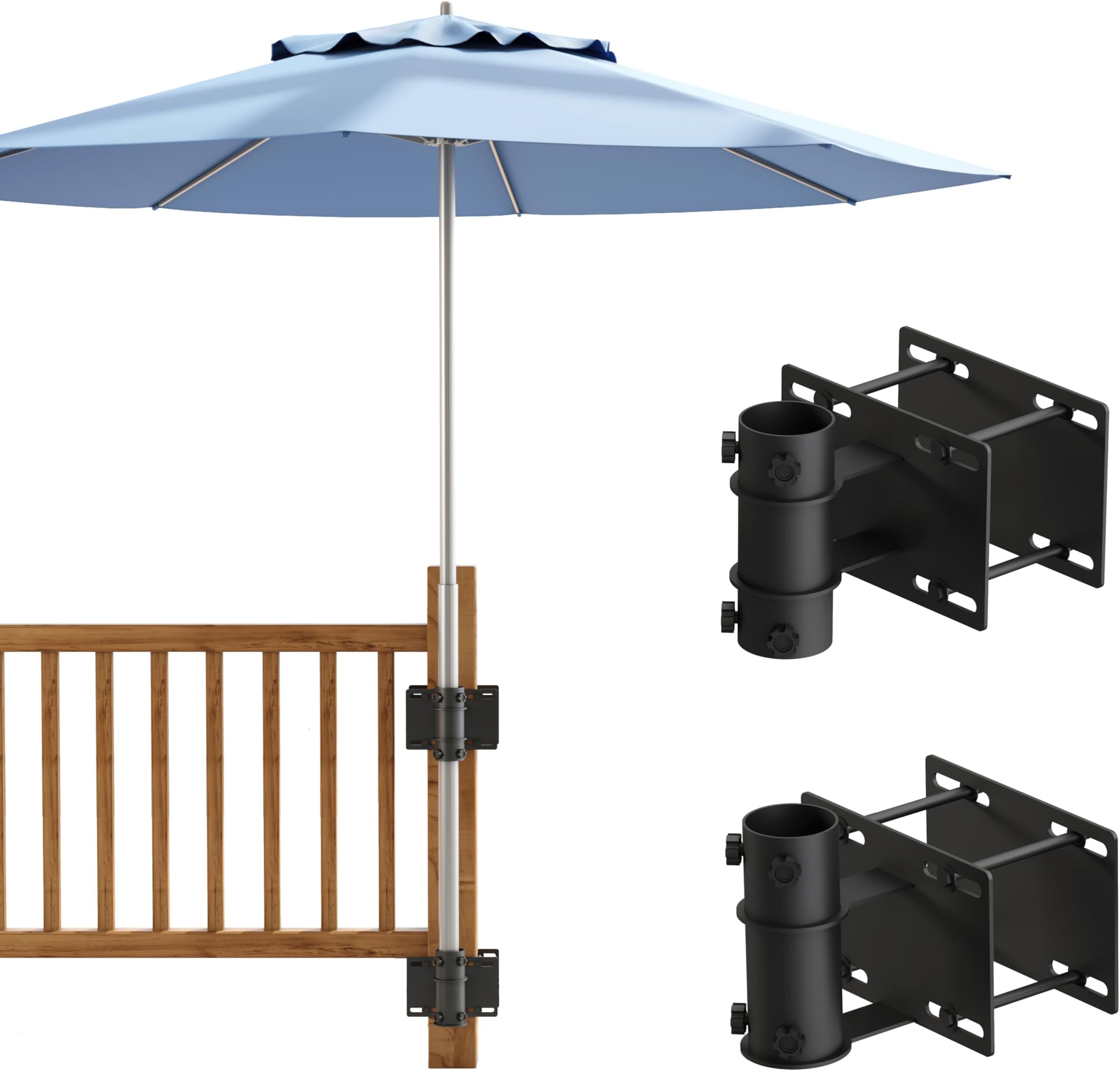 Amazon.com : MKOEIY Outdoor Deck Umbrella Stand Heavy Duty Adjustable ...